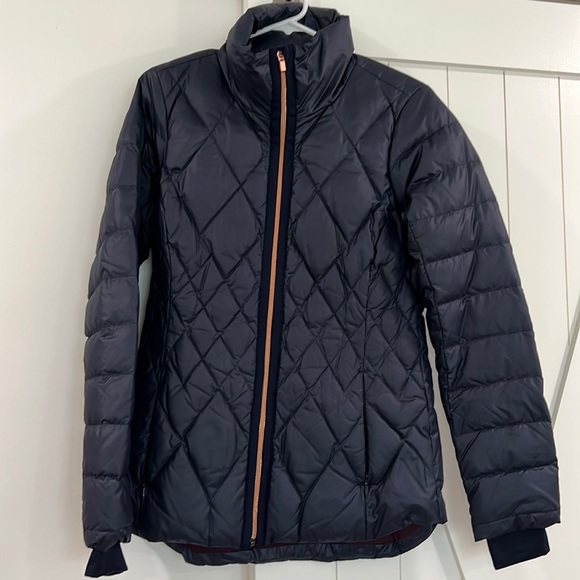 Athleta | Jackets & Coats | Athleta Navy Puffer | Poshmark